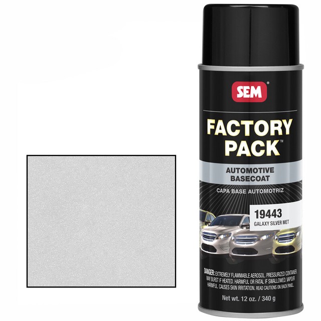 SEM 19443 Factory Pack GM Wa519f Galaxy Silver Metallic Aerosol Spray ...