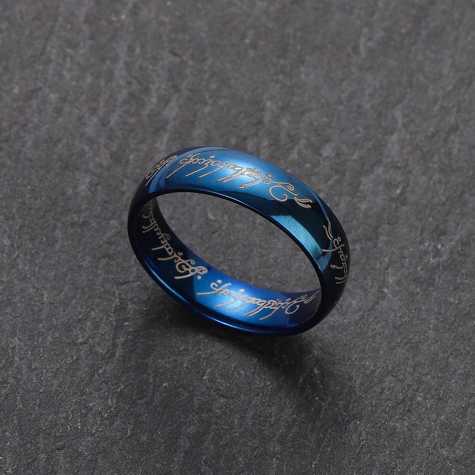 Lord of the Rings The One Ring Lort Band Stainless Steel Bilbo's Hobbit ...