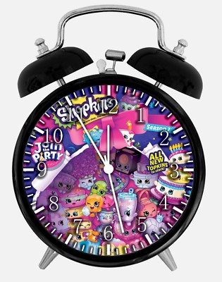 Shopkins Alarm Desk Clock 3.75" Home or Office Decor E488 Nice For Gift ...