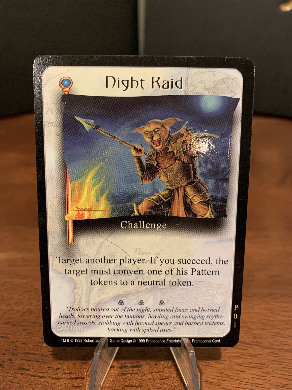 Wheel of Time CCG Night Raid PROMO (P01) Trading Card TCG | eBay