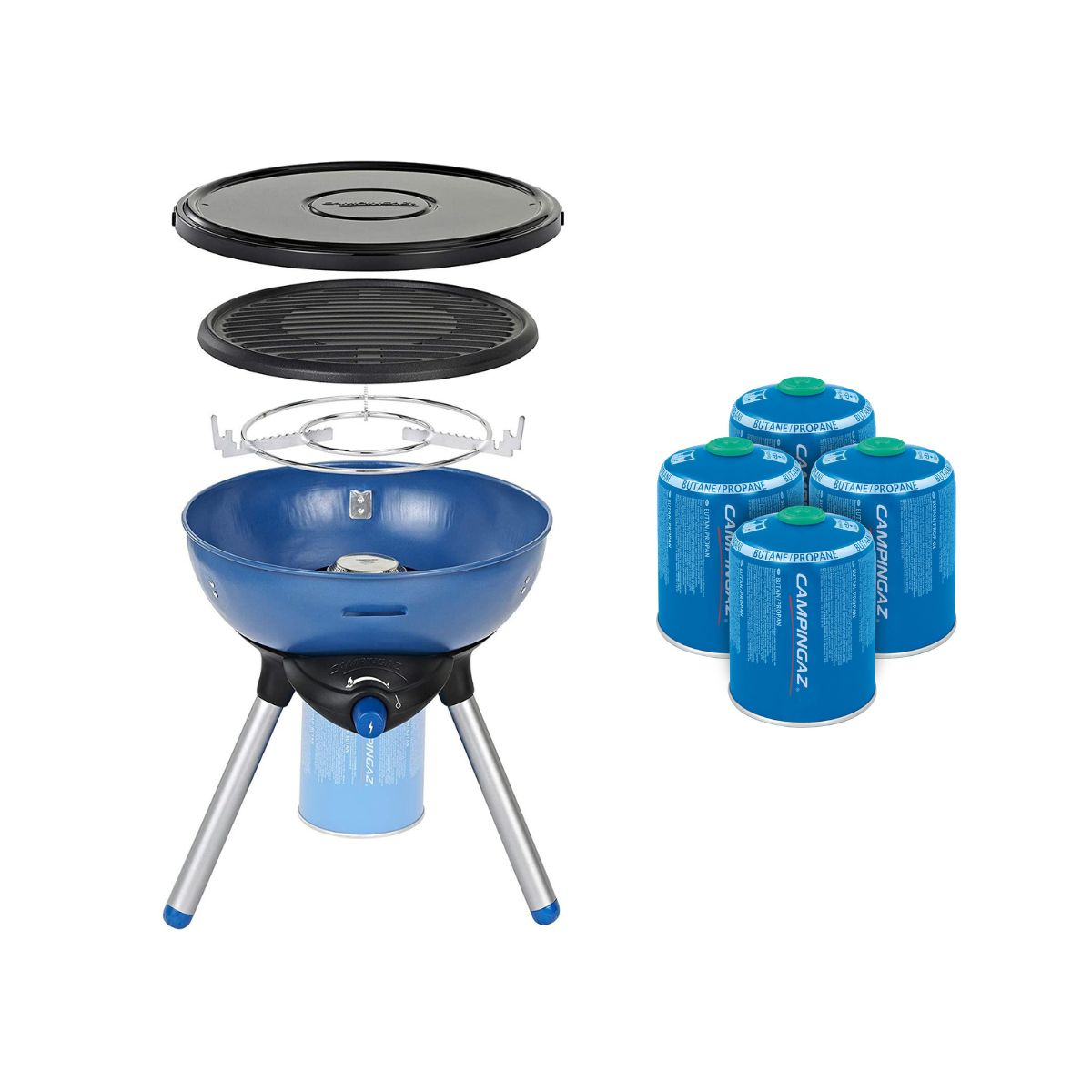 Campingaz Cv470 CV 470 Plus Gas Cartridge 4 Pack | Mountain Warehouse