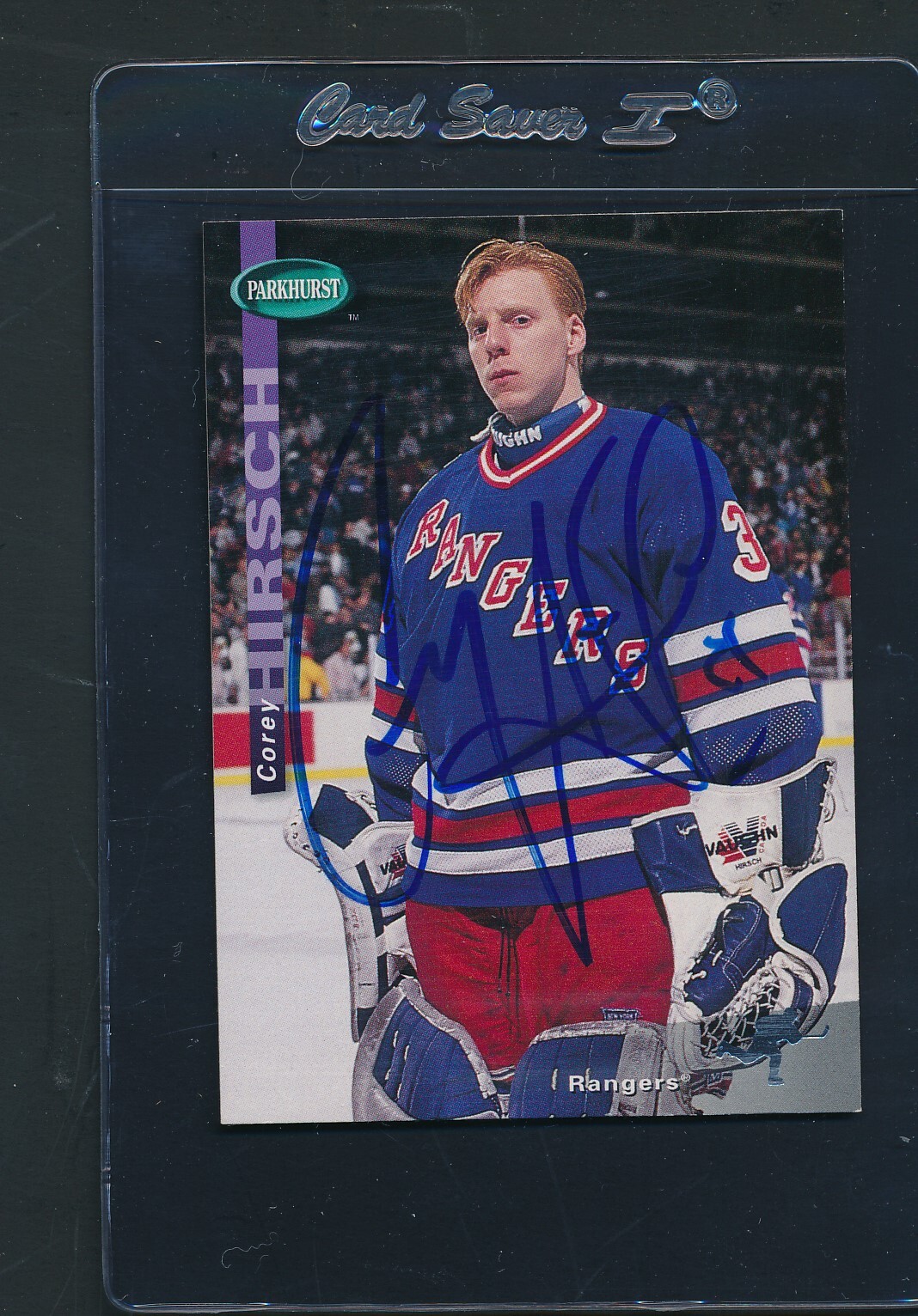 1994/95 Parkhurst #149 Corey Hirsch Rangers Signed Auto *D6688 | eBay