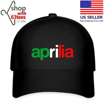 Aprilia Italian Motorcycles Baseball Cap Hat Size Adjustable S/M & L/XL ...