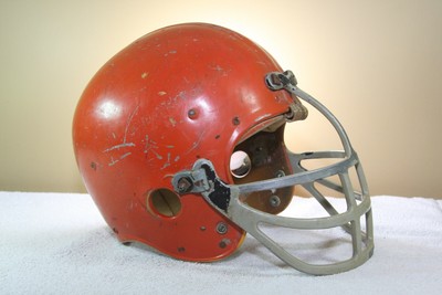 Old Vtg Game Worn Used Suspension 1977 Wilson F2002 Football Helmet ...