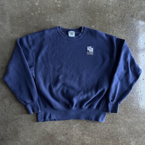 Vintage 90’s Microsoft 25th Anniversary Embroidered Navy Blue Crewneck ...
