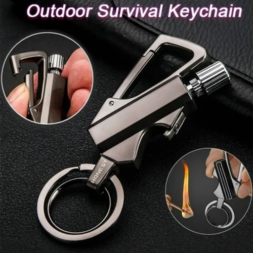 Waterproof Match Permanent Black Lighter Striker Fire Starter Emergency ...