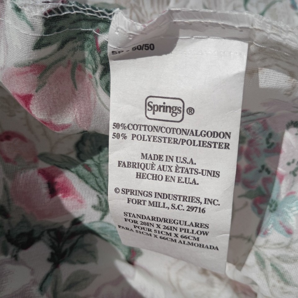 Vintage SPRINGS Comforter Set Full Double Nicole Floral Bedding Bed ...