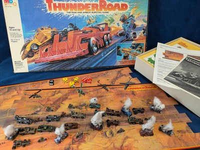 DELUXE 1986 Thunder Road Board Game PAINTED + Many Extras FULLY ...
