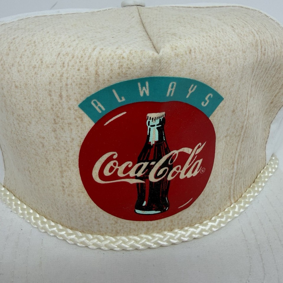 Vintage Coca-Cola Hat 90s Coke Soda Promo Snapback Cap “Always Coke ...