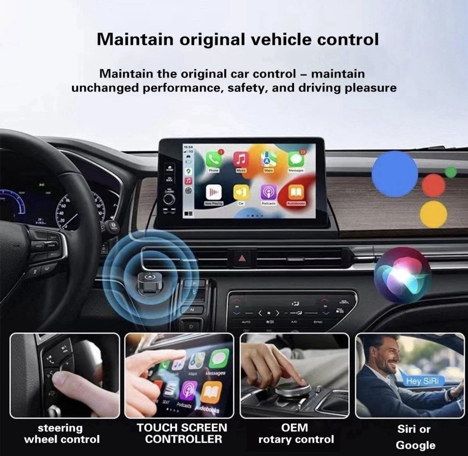 2026 Wireless CarPlay Adapter For iPhone Apple Wireless Carplay USB ...