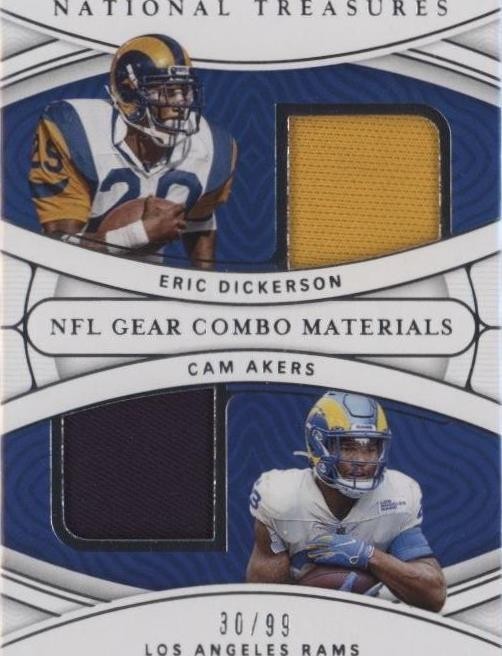 2021 Panini National Treasures - Nfl Gear Combo Materials Eric ...
