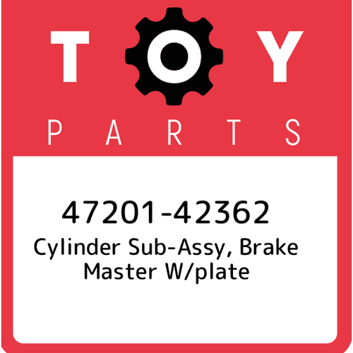 47201-42362 Toyota Cylinder sub-assy, brake master w/plate 4720142362 ...