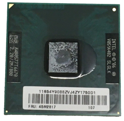 Intel Core 2 Duo T6670 2,2 GHz SLGLK 478-pin Socket P Laptop Processor ...