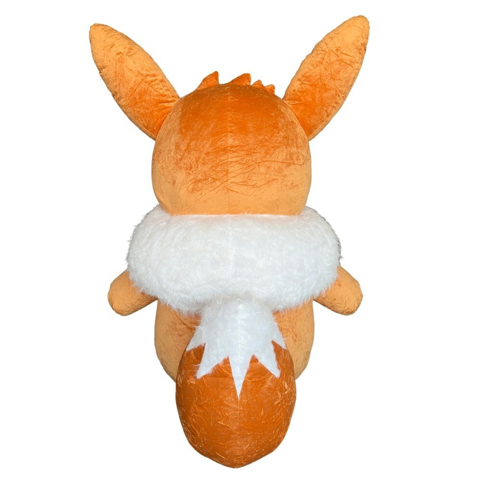 Inflatable Costume Eevee Jumpsuit Plush Halloween Cosplay Party Suit w ...