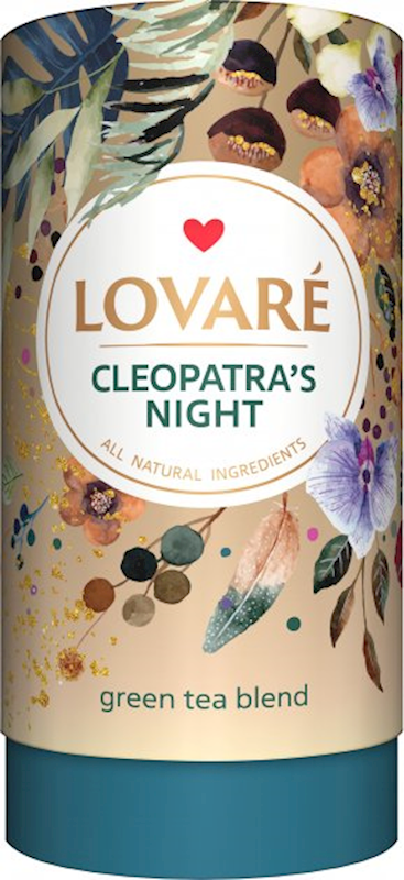 LOVARE Ukrainian Green Tea CLEOPATRA'S NIGHT Tube 80G Made in Ukraine ...