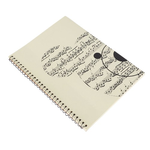50 Pages Musical Notation Staff Notebook Music Manuscript Writing Paper ...