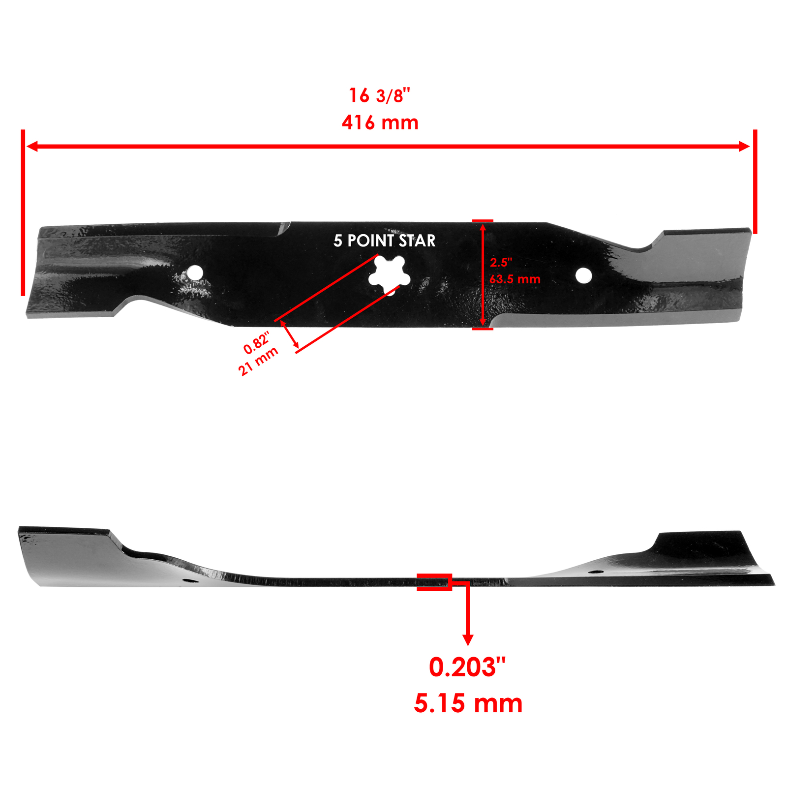 48" Deck Blade For Husqvarna GTH264 LGTH22V48 LoGTH2448 Yta24V48 ...