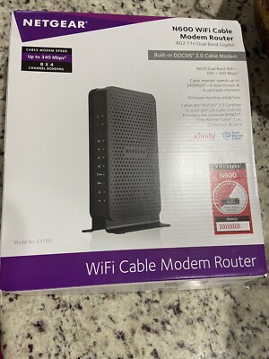 Netgear N600 Wifi Cable Modem Router | eBay