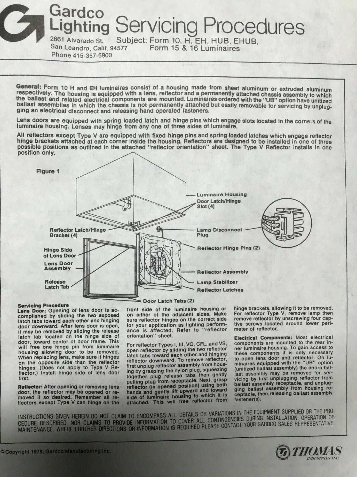 Gardco Lighting Area Security Brown Luminaire Housing Light Fixture ...