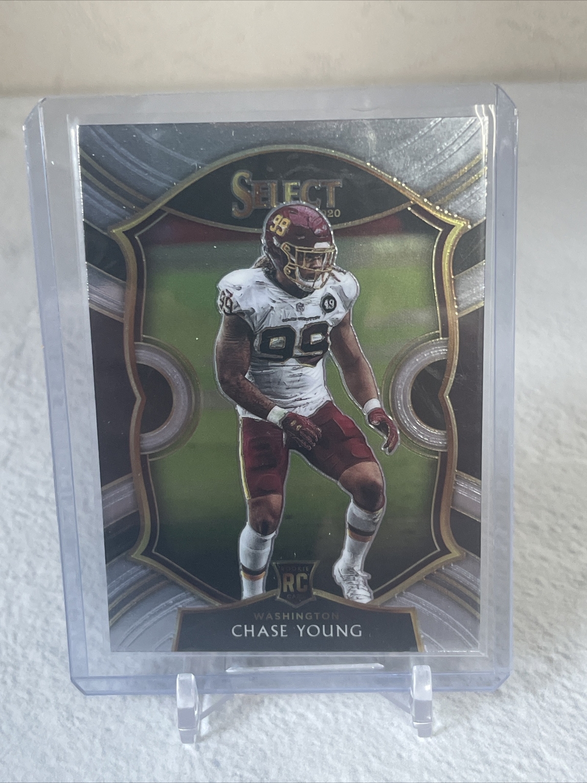 Chase Young Rookie Card RC 2020 Panini Select #64 Concourse Base NFL ...