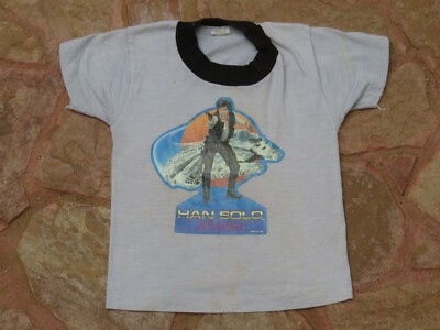 Vintage 1985 Star Wars Han Solo Underoos Kid Shirt Small 2-4 Pre Owned ...