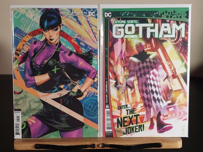 TWO DC Comics BATMAN #92 Second Punchline ARTGERM VAR Future State #8 ...