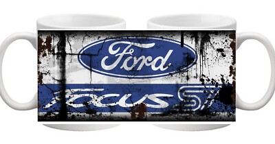 FORD FOCUS ST OIL LOOK MUG COFFEE MUG IDEAL GIFT 11OZ | eBay UK