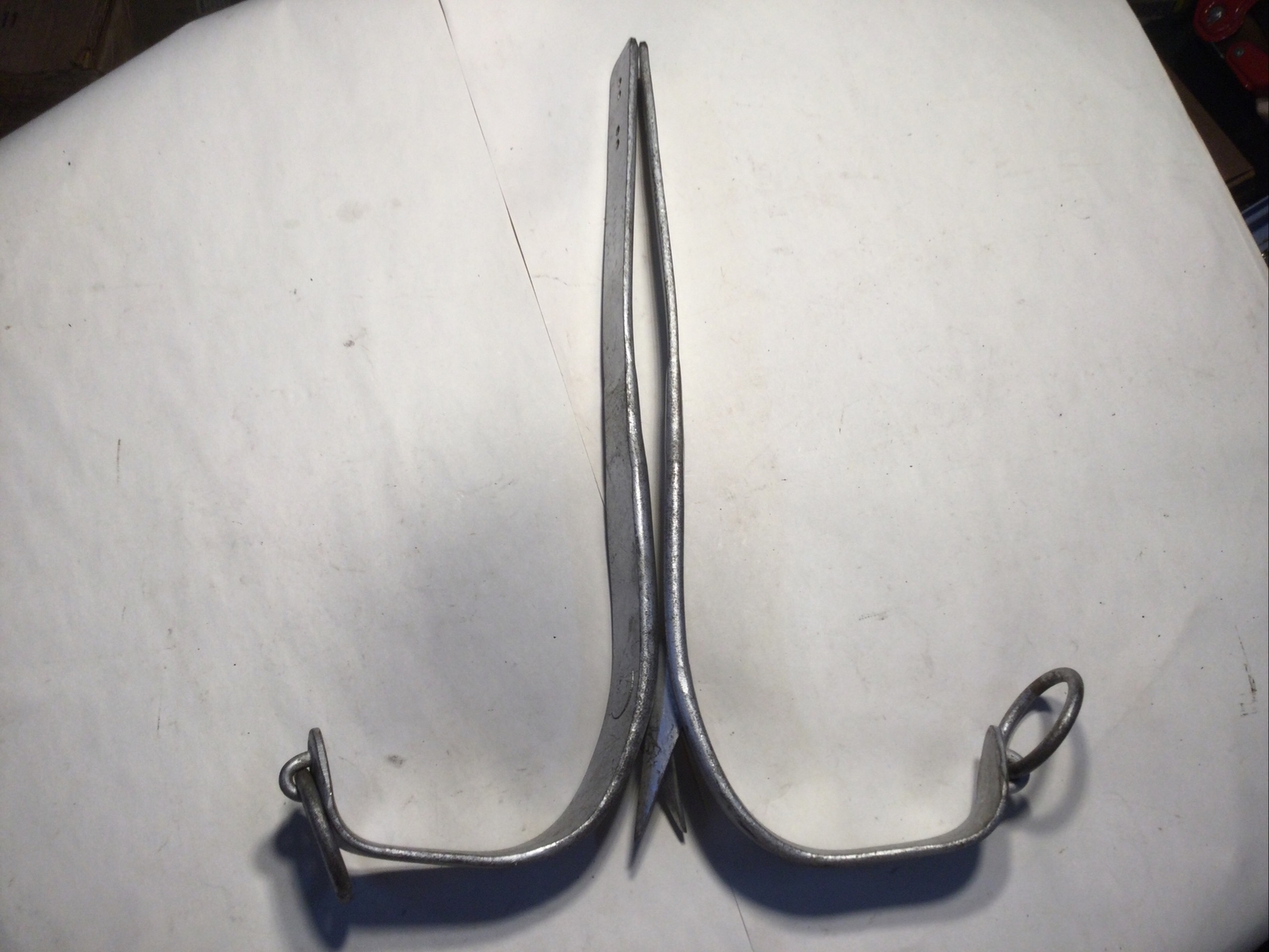 Pair of Linesman Pole Climbing Spike Gaffs -Bell System-Buckingham 3-64 ...