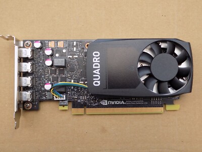 NVIDIA Quadro P1000 4GB Graphics Card SFF Low Profile Tracked24 ...