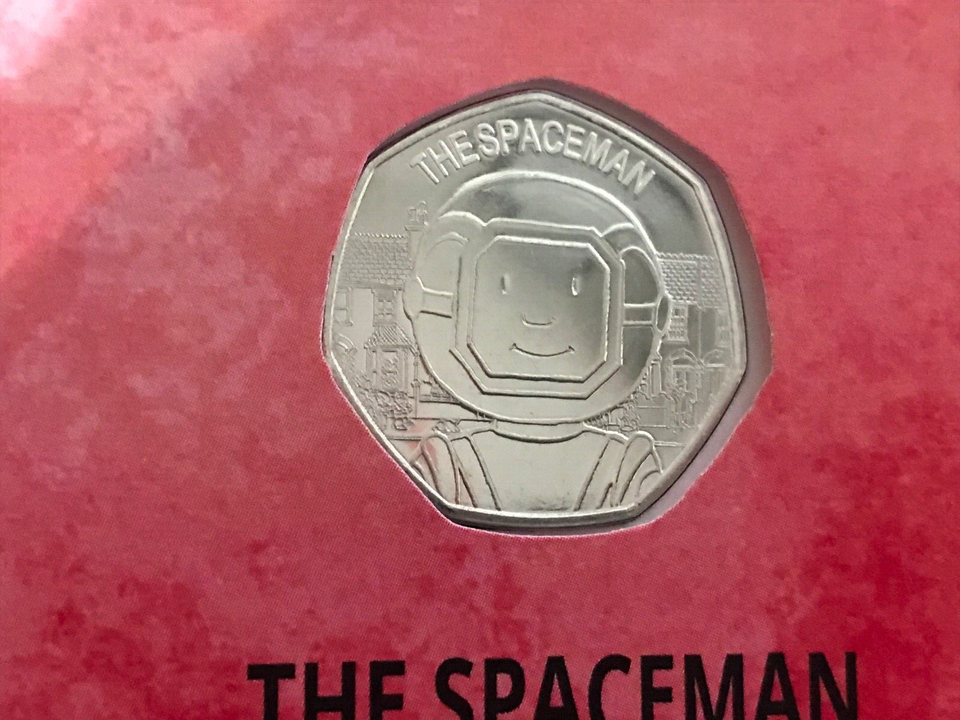 2021 GUERNSEY MR BENN COLLECTION - THE SPACEMAN FIFTY 50 PENCE COIN FDC ...