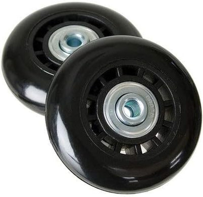 2 Black CVPKG Smooth Glide Wheels to fit The Pelican 1510 or 1560 case ...