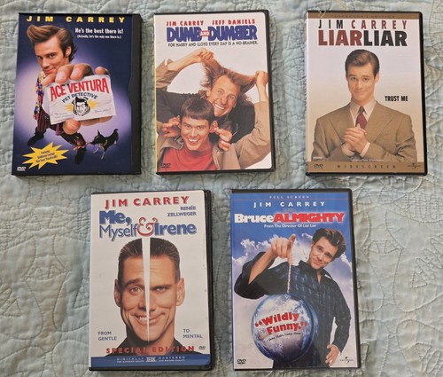 Jim Carrey Movie Collection - Lot of 5 DVDs -Excellent Condition | eBay