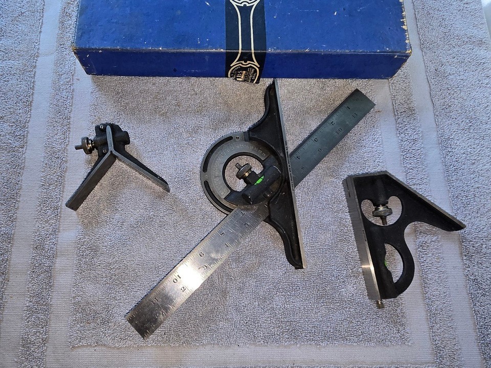 Brown & Sharpe 12" Model 438 Combination Set | eBay