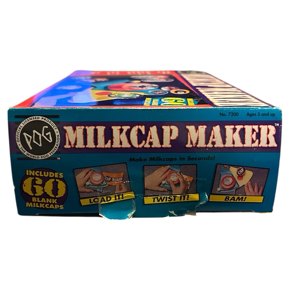 Vintage POG MILKCAP MAKER 1995 90s Y2K Toys Nostalgic Classic | eBay