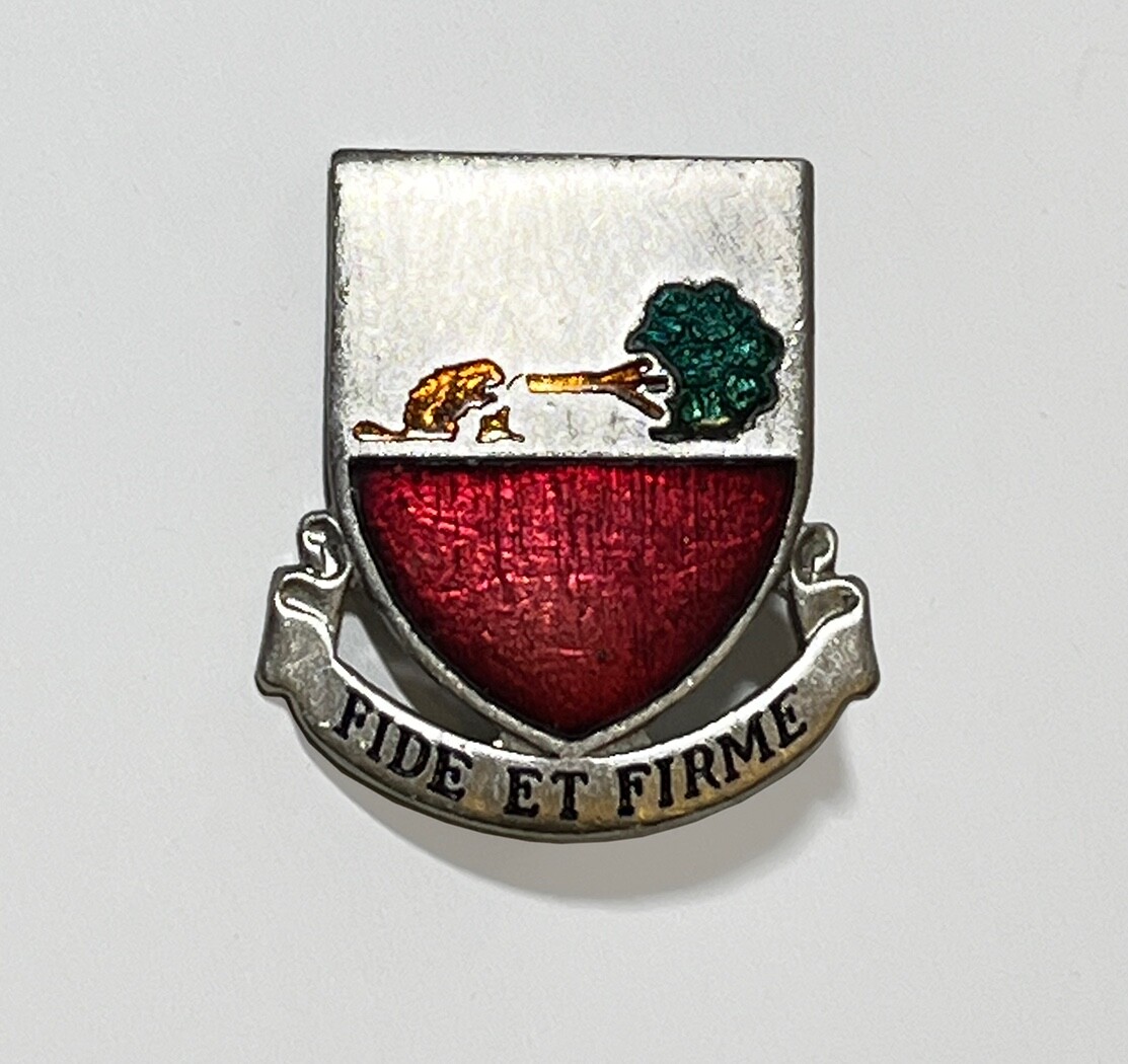 Vintage A H Dondero Pin FIDE ET FIRME • WWII Era 134th Medical ...
