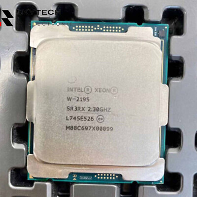 Intel Xeon W-2195 Sr3rx 2.3Ghz 18 Core 24.75mb lga-2066 CPU processor ...