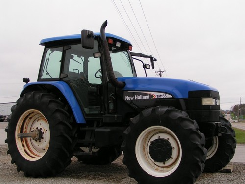 NEW HOLLAND TM 155 FARM TRACTOR 4X4 CAB 155 HP 6 CLY PERMISSION NO DEF ...