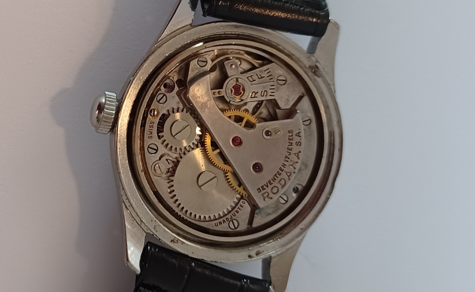 Vintage 1940 WWII ERA HIRCO A. HIRSCH 17Jewel Military Watch Stainless ...