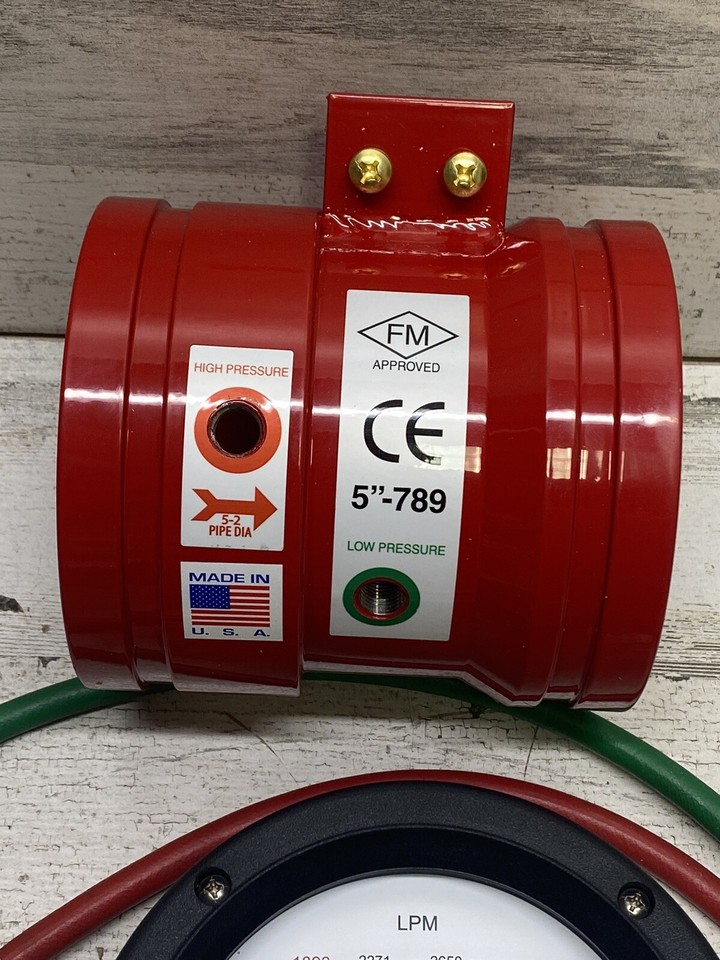 Global Vision GVI 5” Fire Pump Flow Test Meter New in Box | eBay