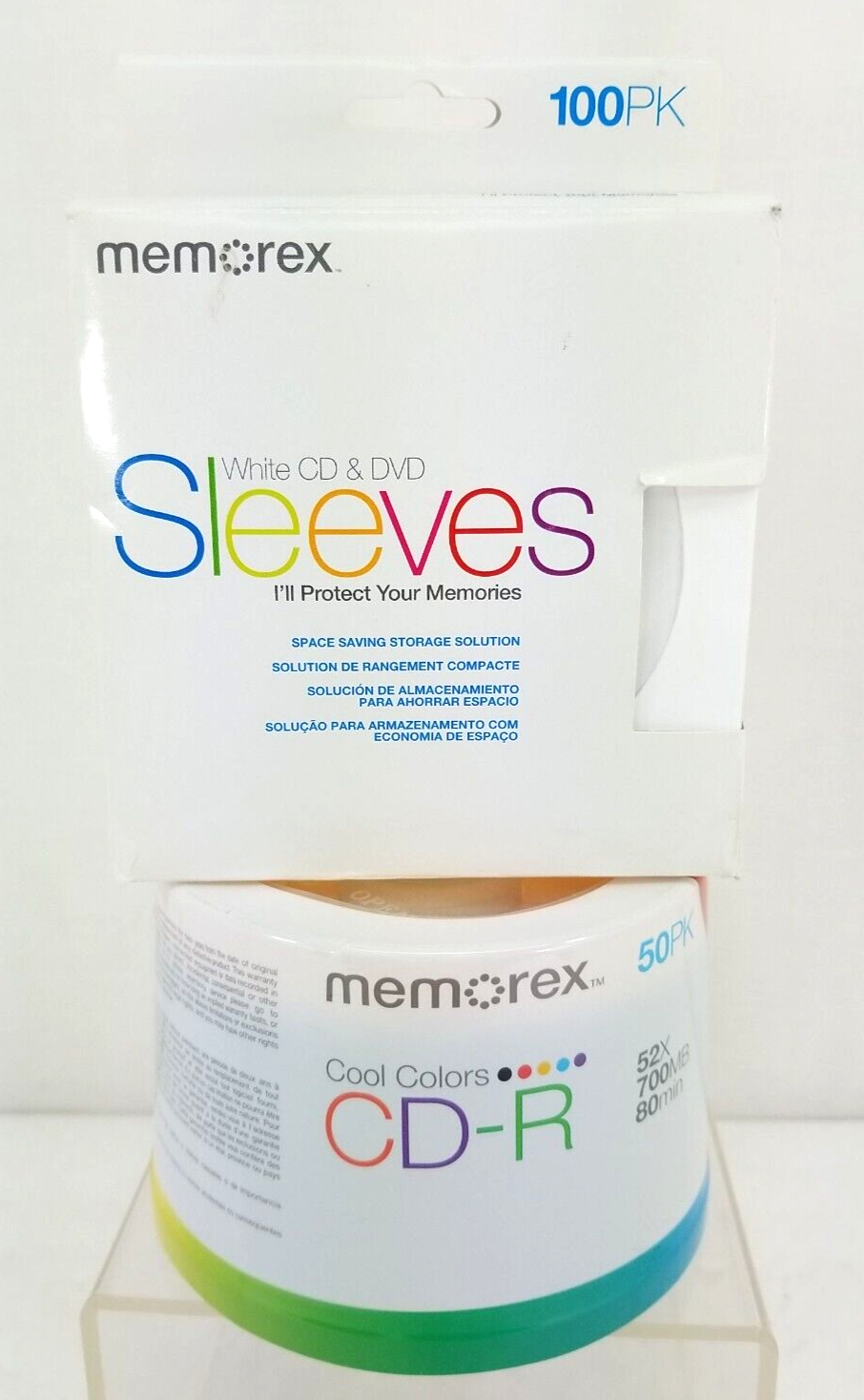 Memorex Cool Colors CD-R 50 Pack Spindle 52x 700 MB 80 Min Recordable ...