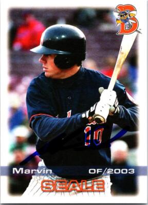 Marvin Seale autographed baseball card (Binghamton Mets) 2003 ...