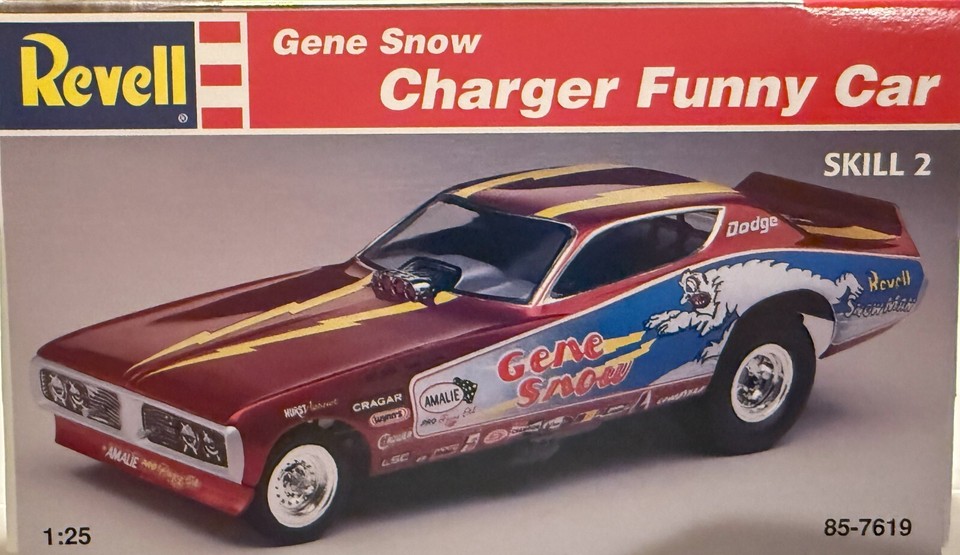 Revell Gene Snow Snowman Dodge Charger Funny Car scale 1/25 model kit ...