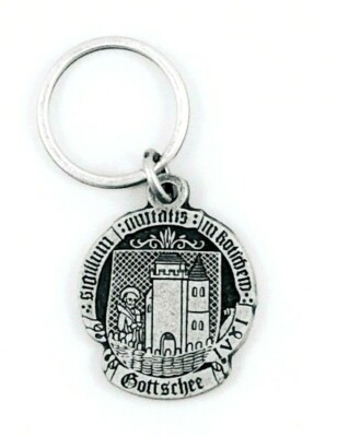 Lot of 5 GOTTSCHEER WAPPEN Coat of Arms Crest KEY TAGS GOTTSCHEE NEW ...