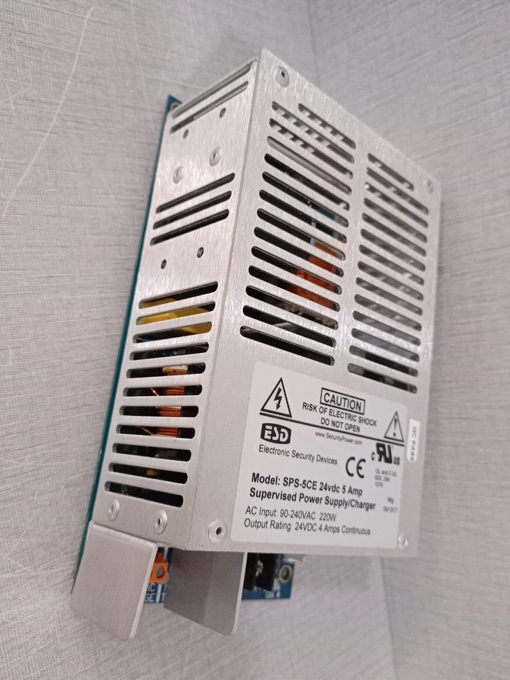 Electronic Security Devices SPS-5CE 5A Supervised Power Supply/Charger ...