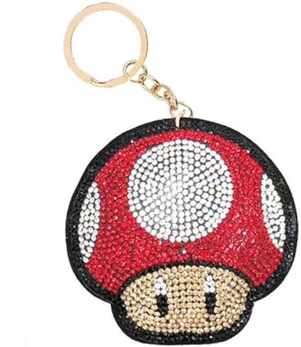 Super Mario Mascot Chain Cleaner Super Mashroom Game Character New JP ...