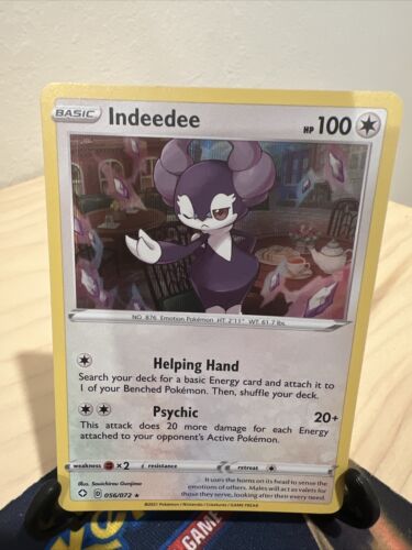 Pokémon TCG Indeedee Shining Fates 056/072 Holo Rare | eBay