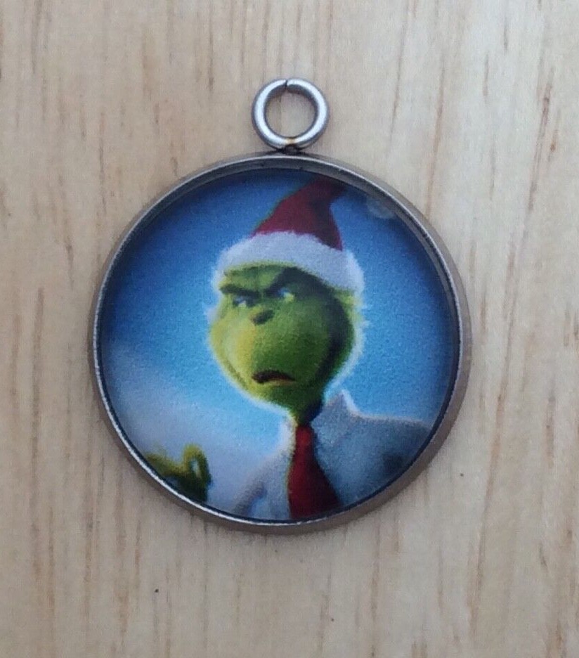 Grinchy Grinch Jewelry Making Charms, Christmas Charms | eBay