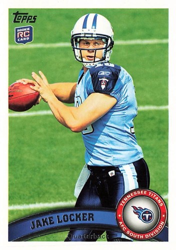 2011 Topps Jake Locker Rookie Tennessee Titans #430 | eBay