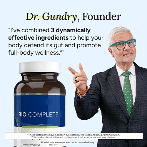 GUNDRY MD BIO COMPLETE 3 Capsules 60 Count NEW PreBiotic ProBiotic ...