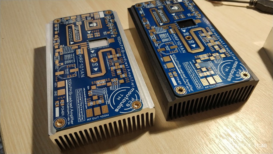MRF101AN RF Linear FM BroadCast Amplifiers PCB BroadBand 100W | eBay